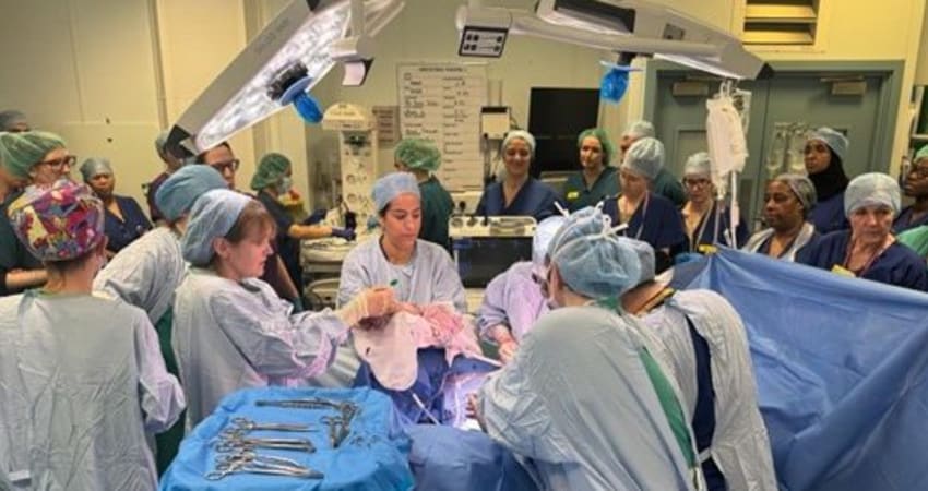 Medics save newborn’s life in rare EXIT procedure - News - Doctors.net.uk